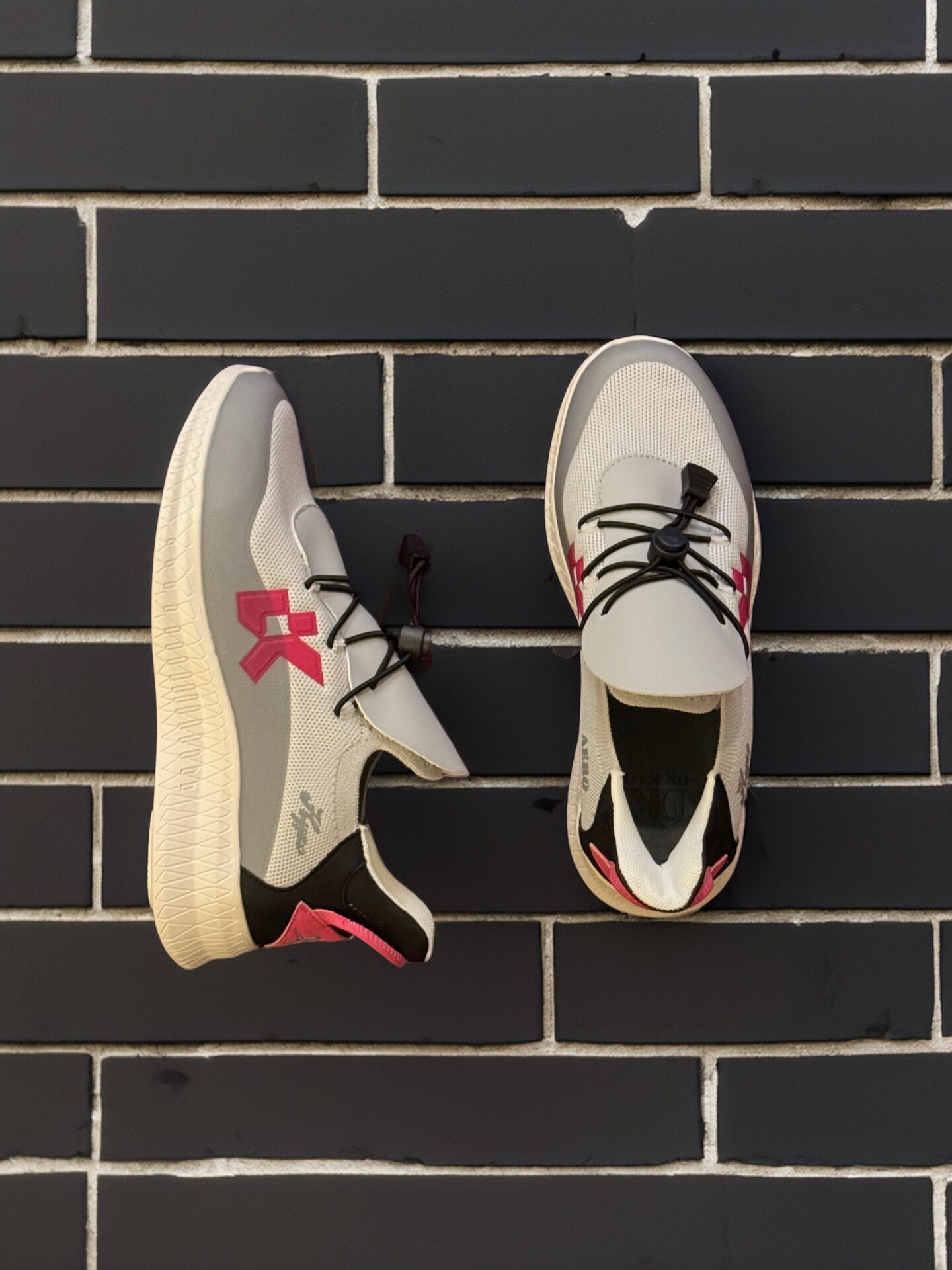 HYPO-DK AEROS Grey/Black/Fuschia (Womens) - Hypo Footwear Company